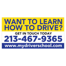 Banners for Driving Schools