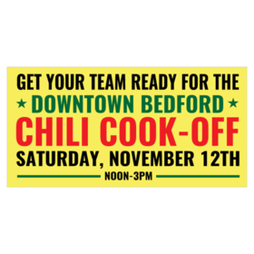 Chili Cook-Off Banners | Printastic