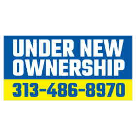 Custom Under New Ownership Banners | Printastic