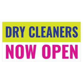 Custom Dry Cleaning Business Banners | Printastic