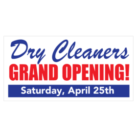 Custom Dry Cleaning Business Banners | Printastic