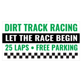 Dirt Track Sponsor Banners | Printastic