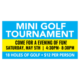 Miniature Golf Putt Putt Banners | Printastic