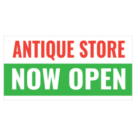 Banners for Antique Stores