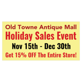 Banners for Antique Stores