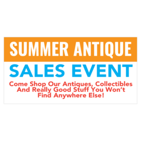 Banners for Antique Stores