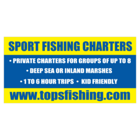 Custom Fishing Charter Banners | Printastic