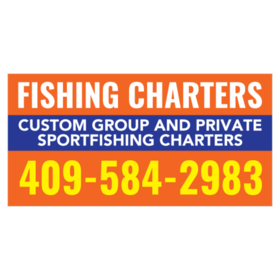 Custom Fishing Charter Banners | Printastic