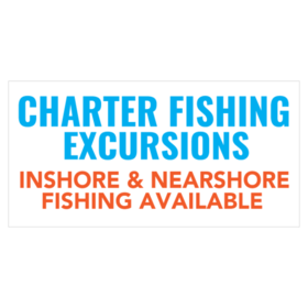 Custom Fishing Charter Banners | Printastic