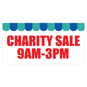 Charity Sales and Fundraising Banners