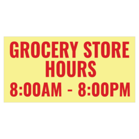 Custom Grocery Store Banners | Printastic