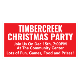 Community Center Banners | Printastic