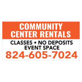 Community Center Banners | Printastic