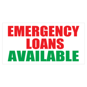 Loans Banner and Signs