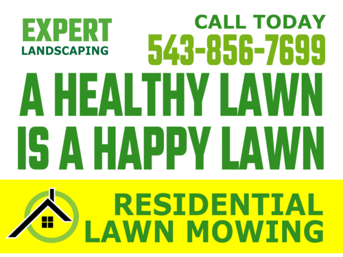 Lawn Mowing Yard Signs | Printastic