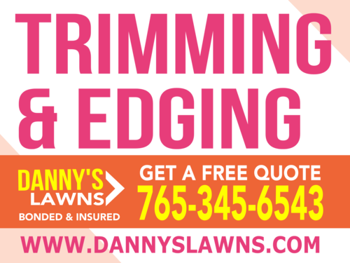 Lawn Mowing Yard Signs