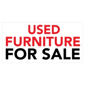 Used furniture banners | Printastic