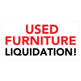 Used furniture banners | Printastic