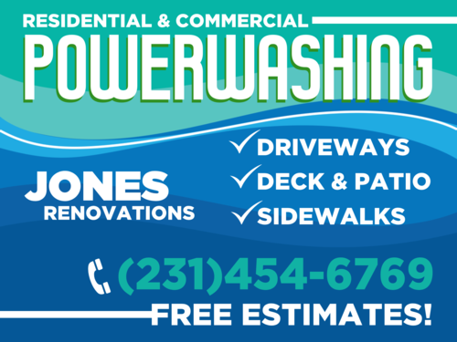 Pressure Washing Yard Signs
