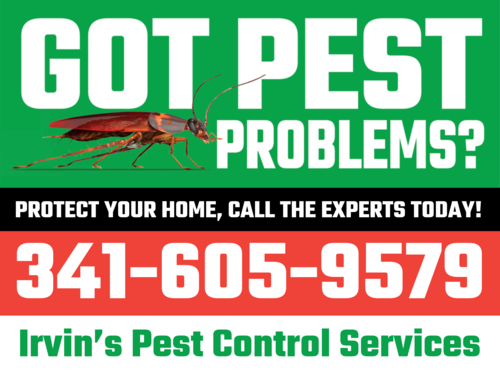 Pest Control Yard Signs