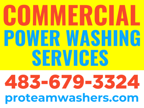 Pressure Washing Yard Signs