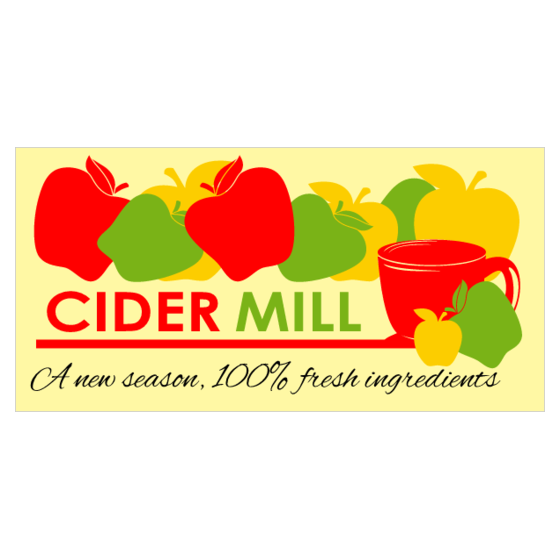 Farmer's Market Banners - Grocery Farm Fresh Produce Banners