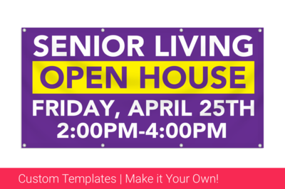 Assisted Living Senior Care Banners