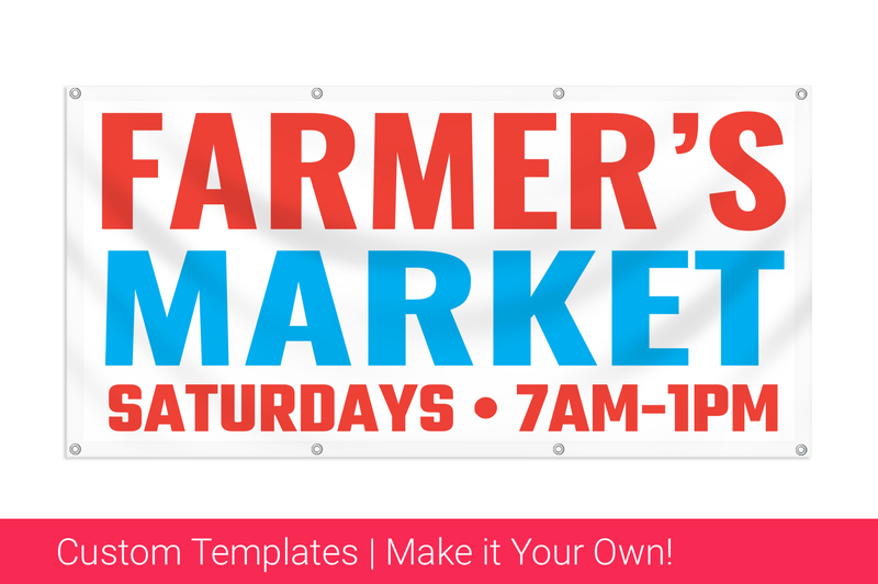 Custom Farmers Market Banners