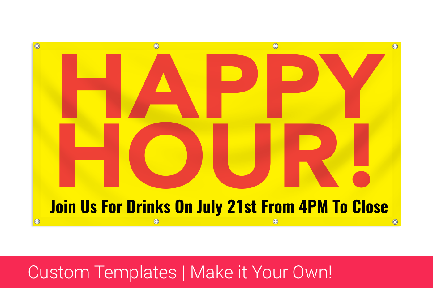 Happy Hour Banners