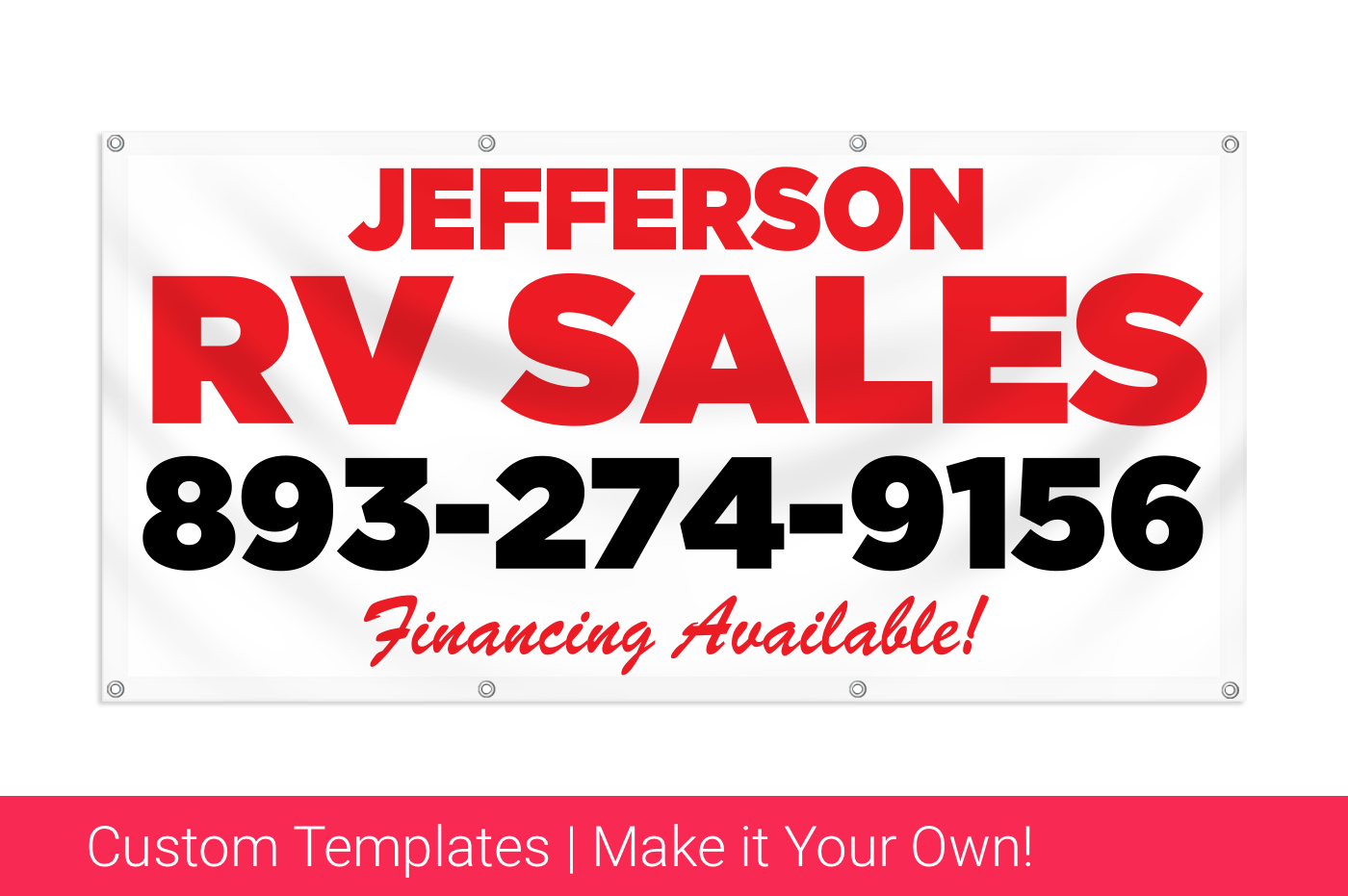 RV Dealer Sales Banners