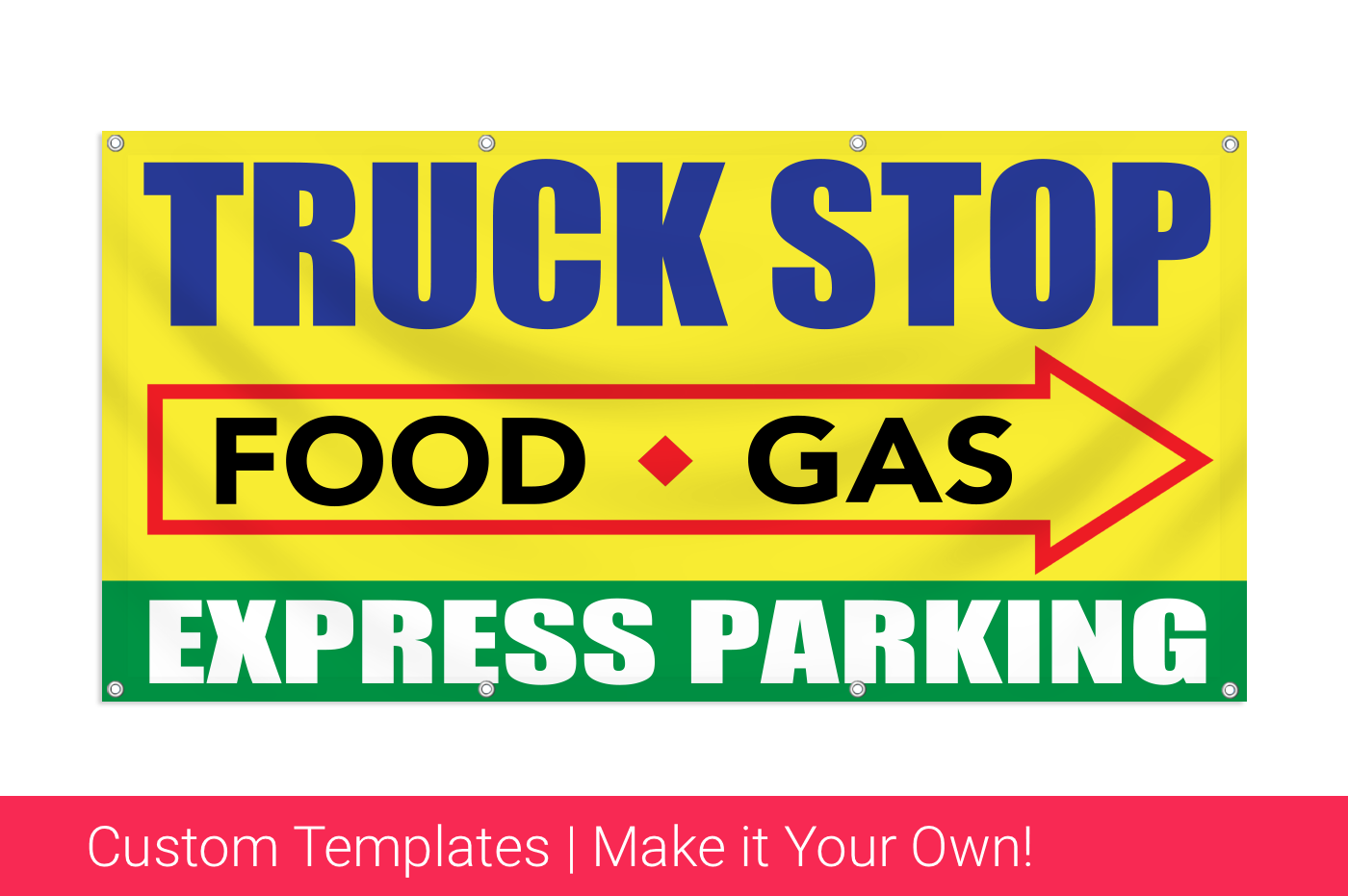 Custom Truck Stop Banners