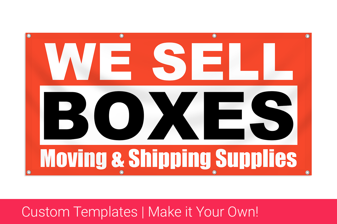 We Sell Box Banners - Announcements that you offer boxes