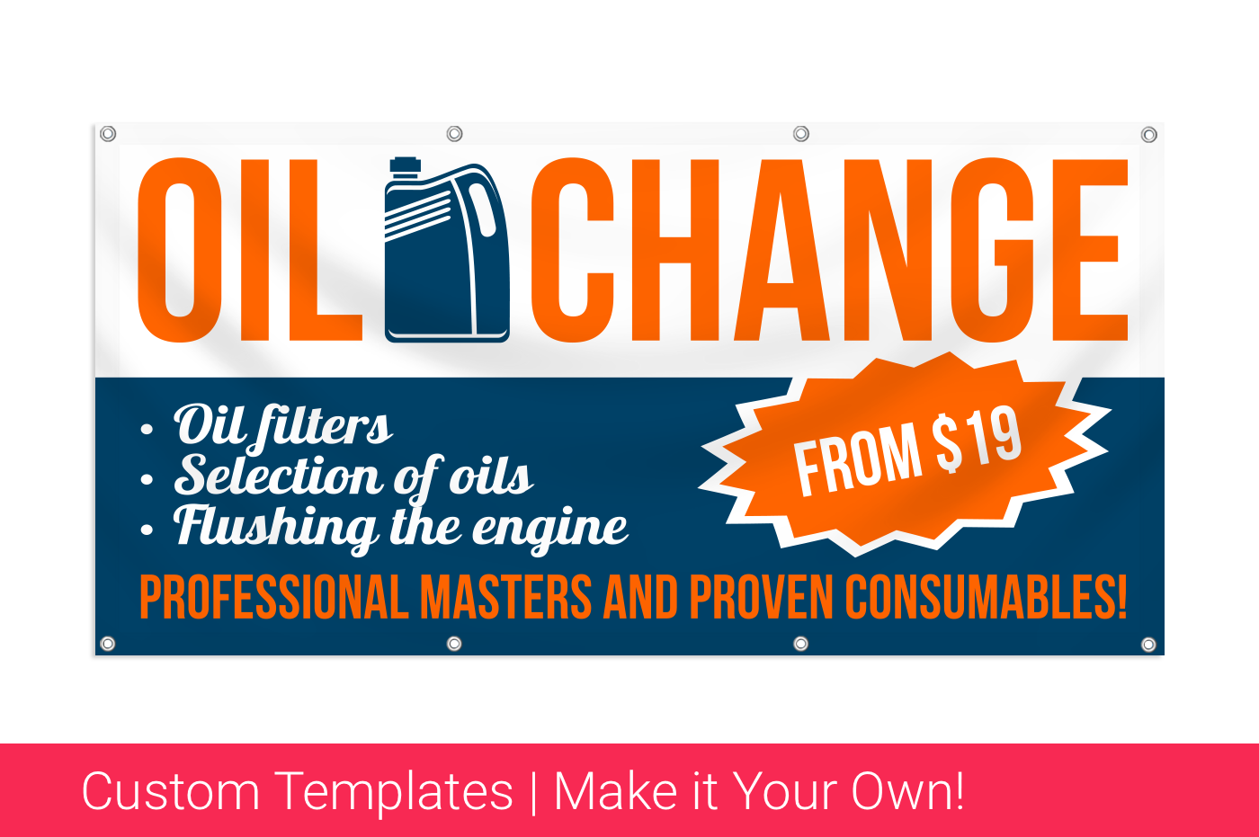 Oil Change Banners