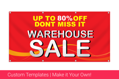 Warehouse Sale Banner!