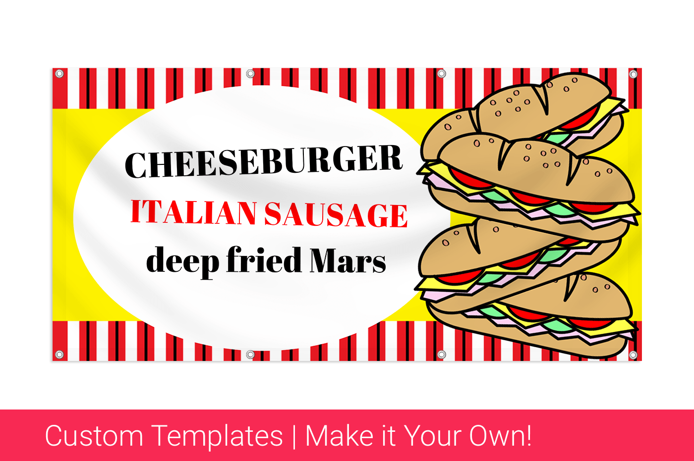 Food Stands Vinyl Banners