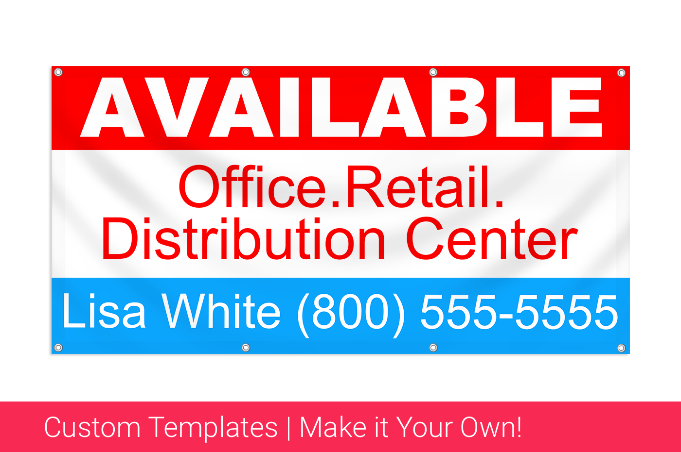 Office Space Real Estate Banners - Vinyl Commercial Banners