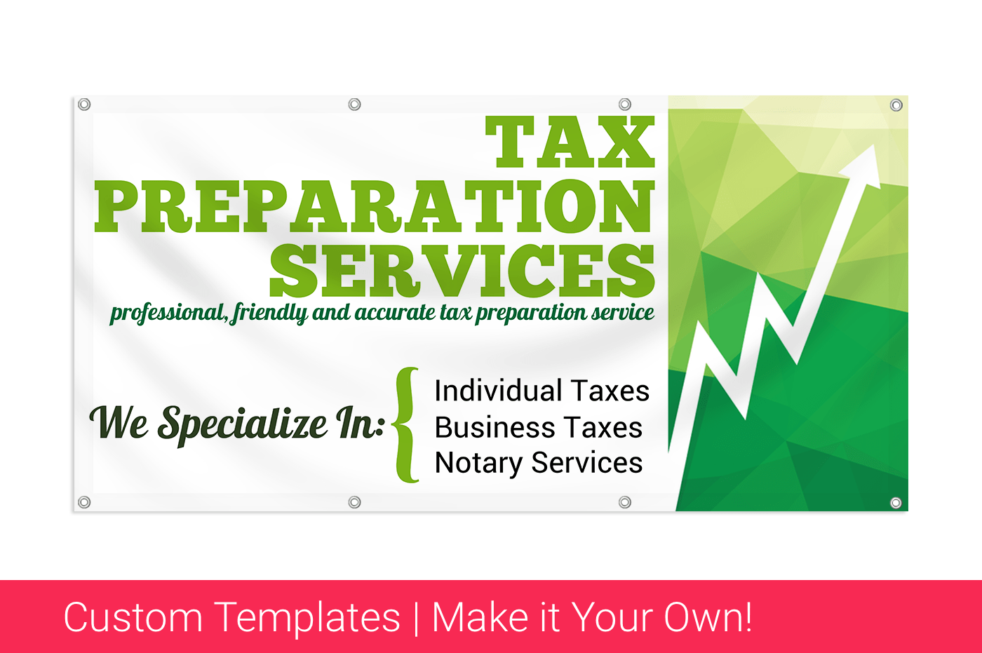 Tax Service Signs For Custom Tax Banners