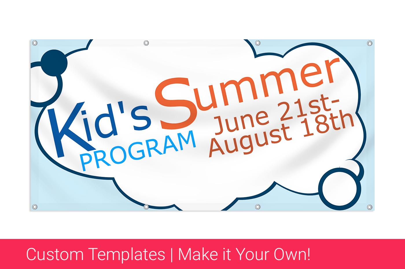 Design and purchase school summer program banners | Printastic