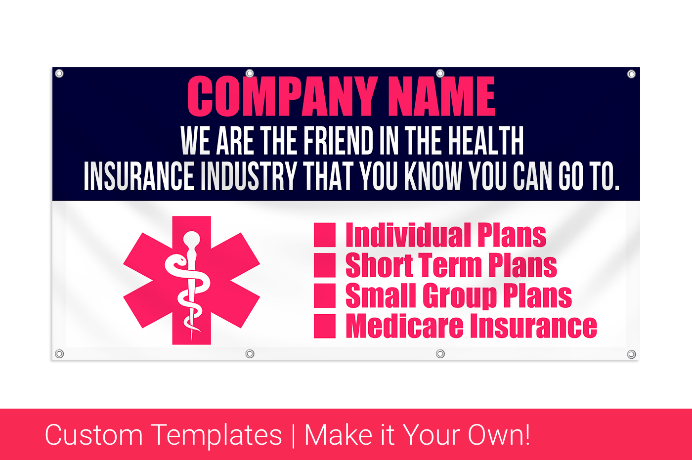 Health Insurance Banners | Printastic.com
