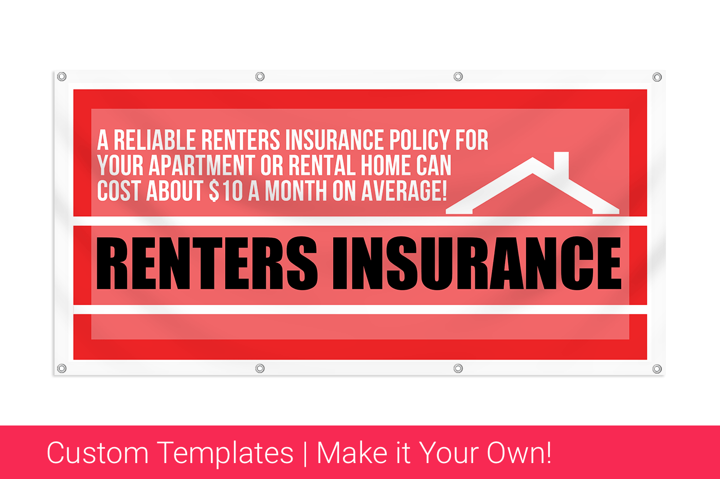 Custom Renters Insurance Banners