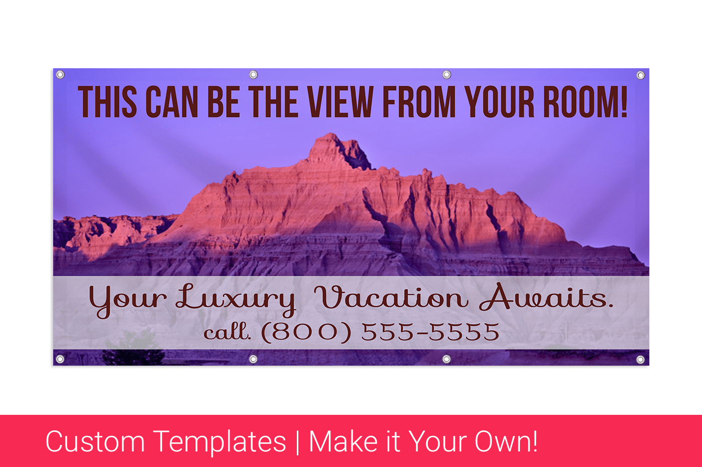 Vacation Property Custom Banners